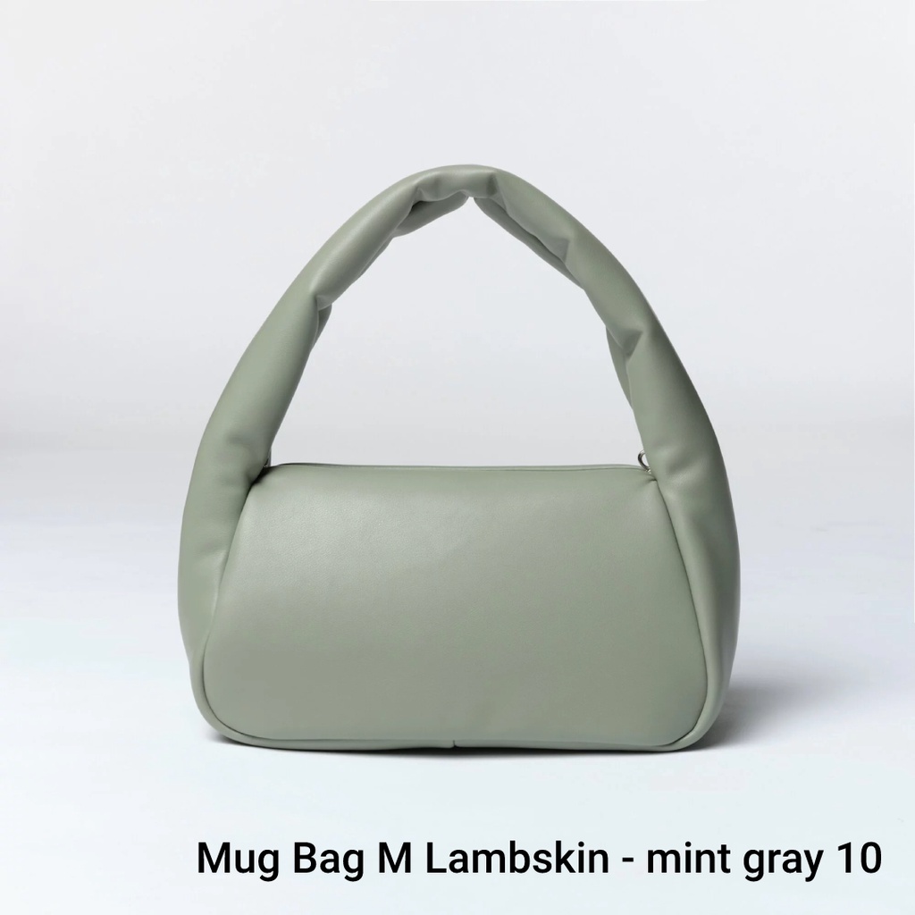 【SAMO ONDOH】Mug Bag M Lambskin-mint gray 10 台灣唯一正版代理 現貨 韓國包包 | 蝦皮購物