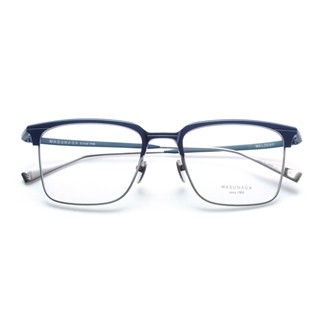 MASUNAGA 增永眼鏡 WALDORF #35 (深藍/銀) 教場 風間公親 木村拓哉同款 眼鏡 鏡框 【原作眼鏡】 | 蝦皮購物