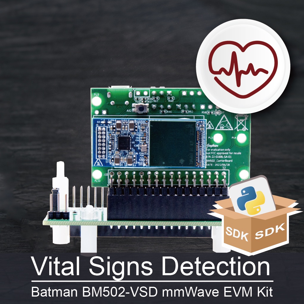 BM502-VSD mmWave EVM kit ( Vital Signs Detection ) | 蝦皮購物