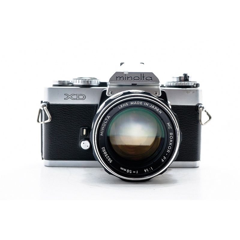★☆洪爺？銀鹽專賣★☆ 底片機 MINOLTA XD+58/1.4 銀機 光圈先決 | 蝦皮購物