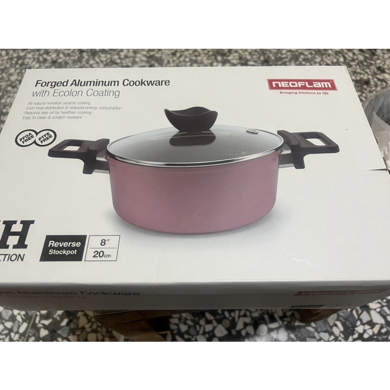 全新未使用 Neoflam Reverse 系列雙耳湯鍋 20cm | 蝦皮購物