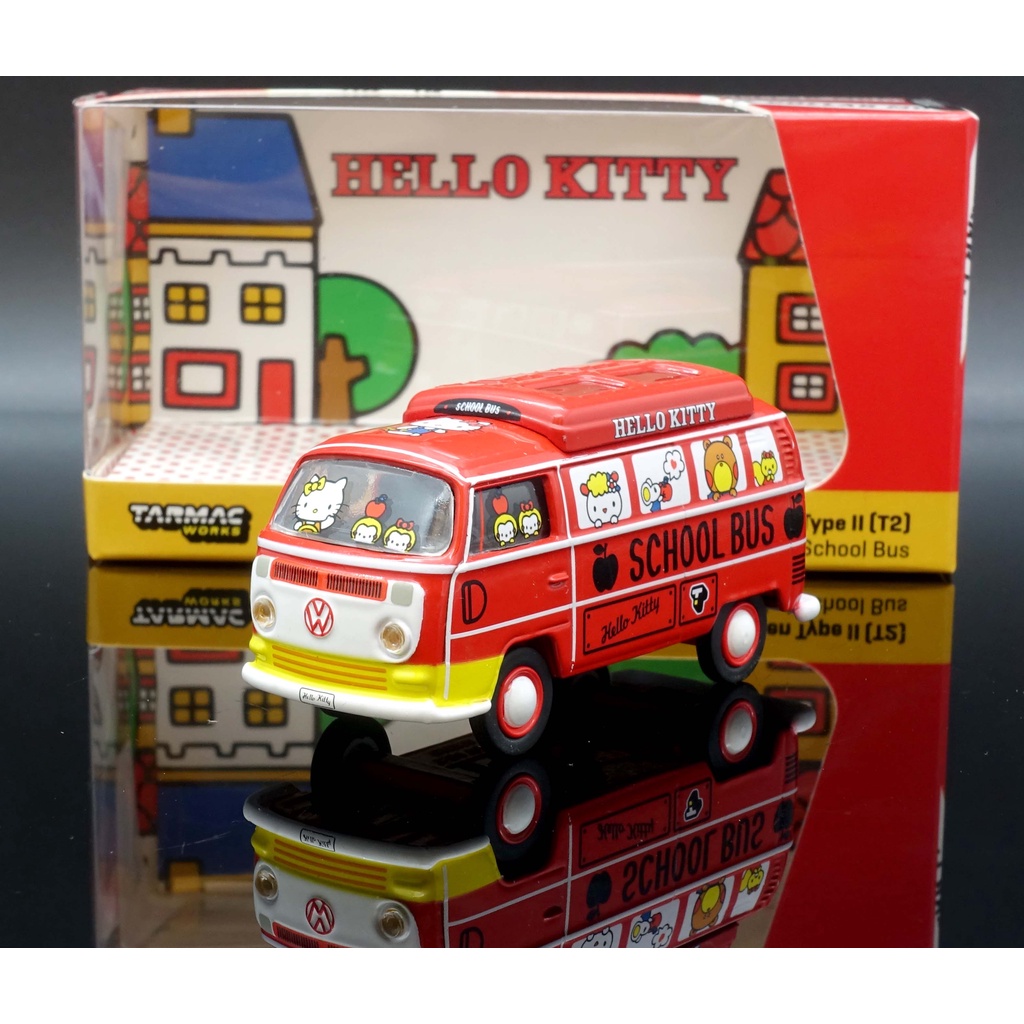 【MASH】現貨特價 Tarmac 1/64 VW T2 Bus, Hello Kitty | 蝦皮購物