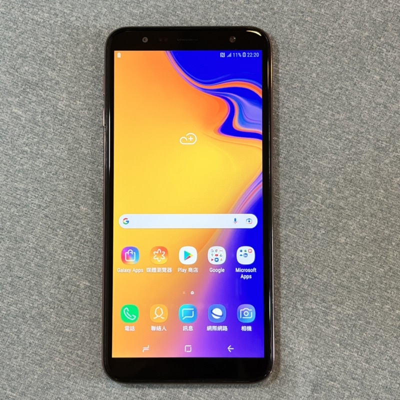 SAMSUNG J4+ 32G 金 95新 功能正常 二手 6吋 雙卡雙待 j415 臉部解鎖 台中 | 蝦皮購物