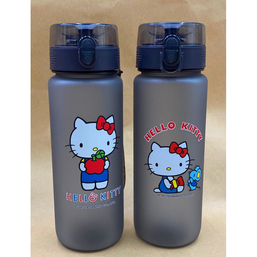 現貨Hello Kitty翻蓋隨手水壺800ml 塑膠水壺 冷水瓶 隨行瓶 | 蝦皮購物