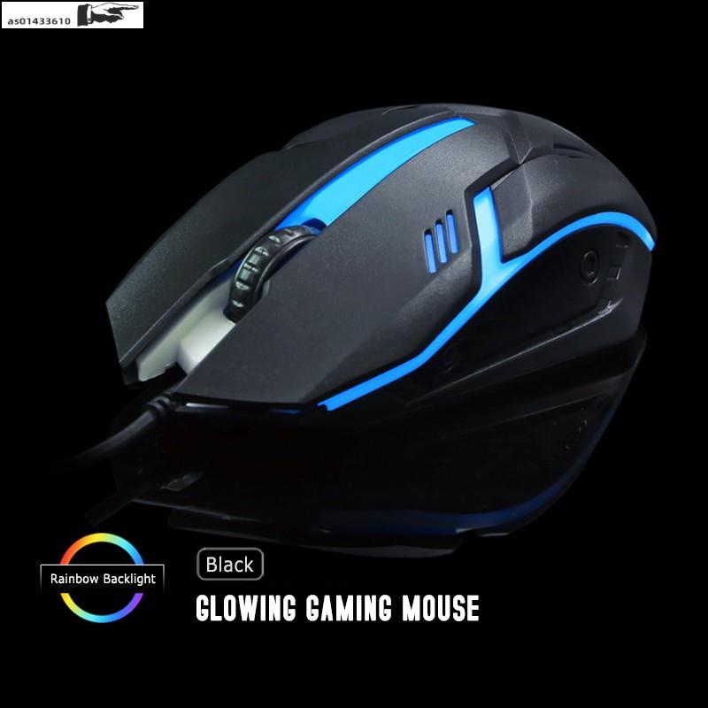 Gaming Mouse Gamer Wired Ergonomic Mouse Led Computer Mice U | 蝦皮購物
