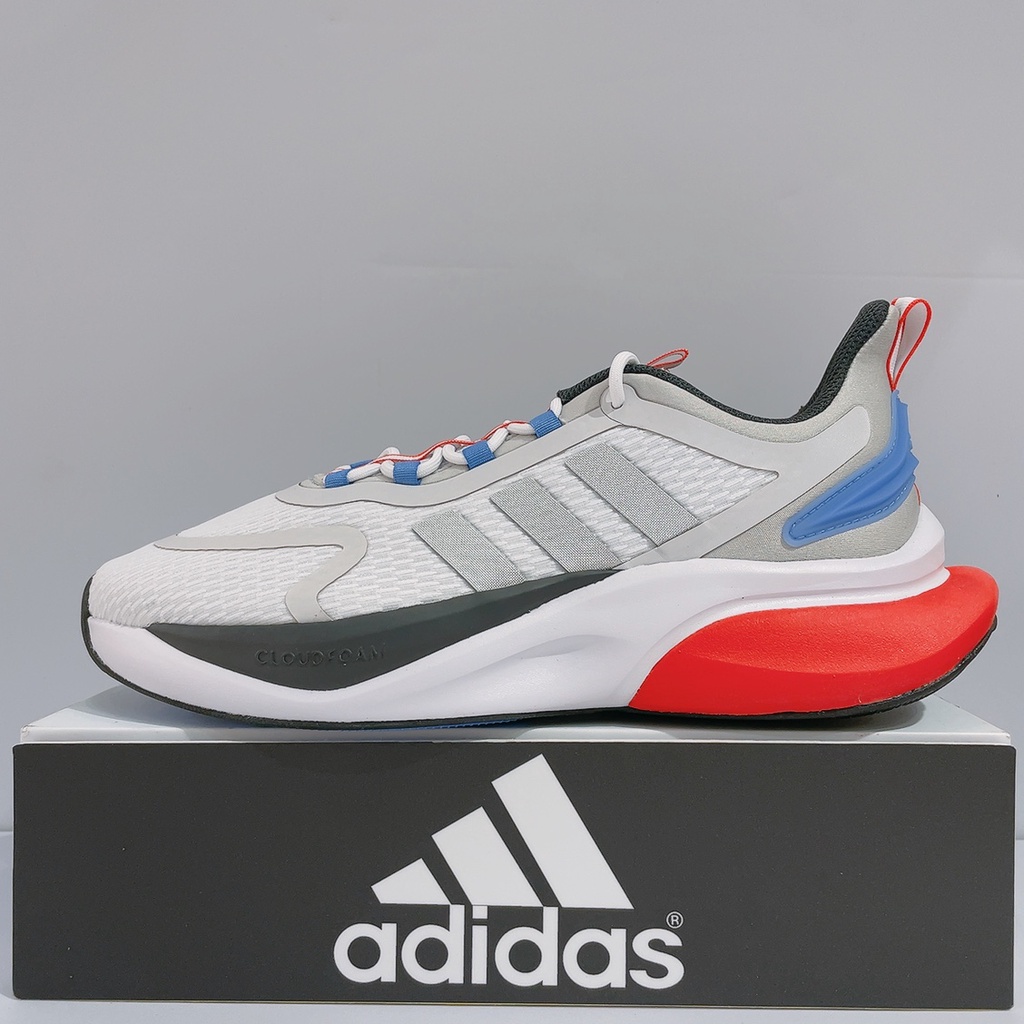 adidas ALPHABOUNCE + 男生 白色 舒適 透氣 運動 慢跑鞋 HP6139 | 蝦皮購物
