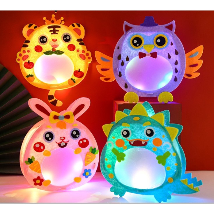 DIY手作燈籠 兒童卡通燈籠 手提燈籠 造型燈籠 DIY材料包 新年燈籠 燈籠 元宵節 節日【A-14725】熱銷 | 蝦皮購物