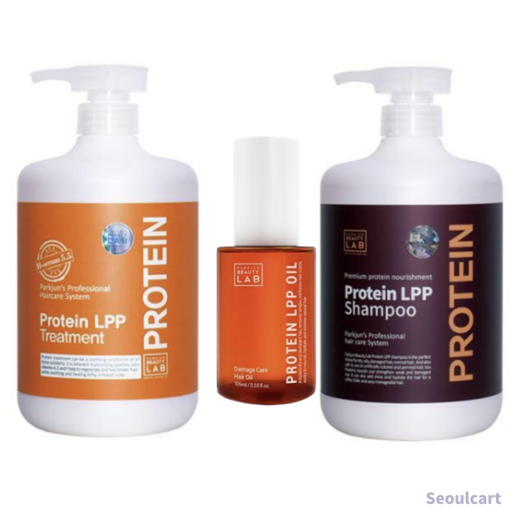 [Parkjun Beauty Lab] 蛋白質 LPP 髮油,105ml,LPP 蛋白質洗髮水 1000ml,LPP | 蝦皮購物