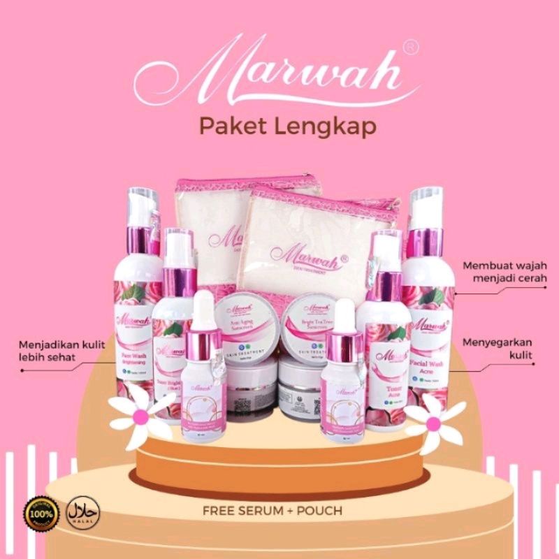 Marwah Skincare Paket All Varian & Satuan | 蝦皮購物