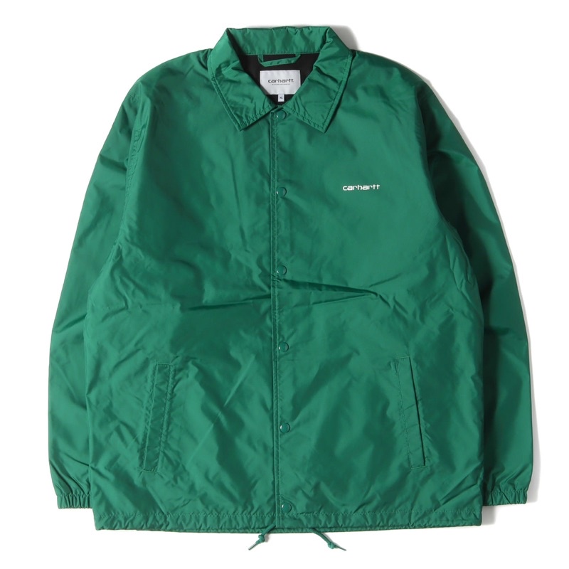Carhartt WIP SCRIPT COACH JACKET 綠色教練外套 | 蝦皮購物