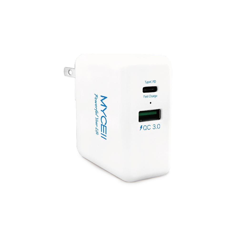 【Mycell】36W PD+QC3 智能充電器-白 | 蝦皮購物
