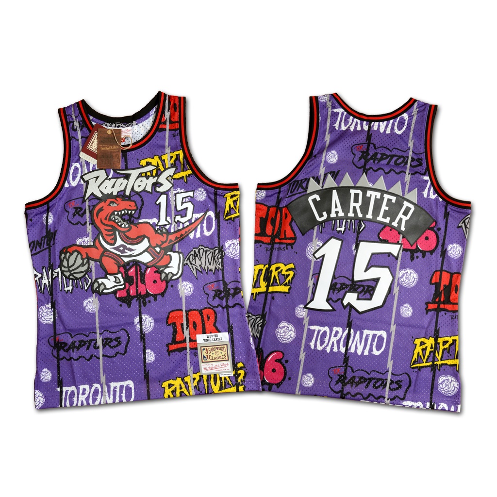 Mitchell & Ness 多倫多暴龍隊 Vince Carter Slap Sticker Swingman 球衣 | 蝦皮購物