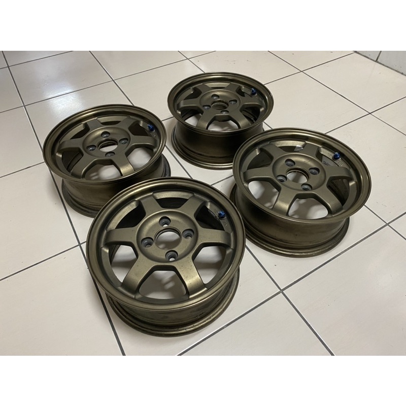 RAYS TE37C 13吋 4x98 5.5J ET35 鍛造框 | 蝦皮購物