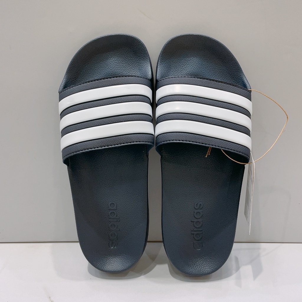 adidas ADILETTE SHOWER 男女款 深藍色 防水 休閒 動運 拖鞋 GZ5920 | 蝦皮購物