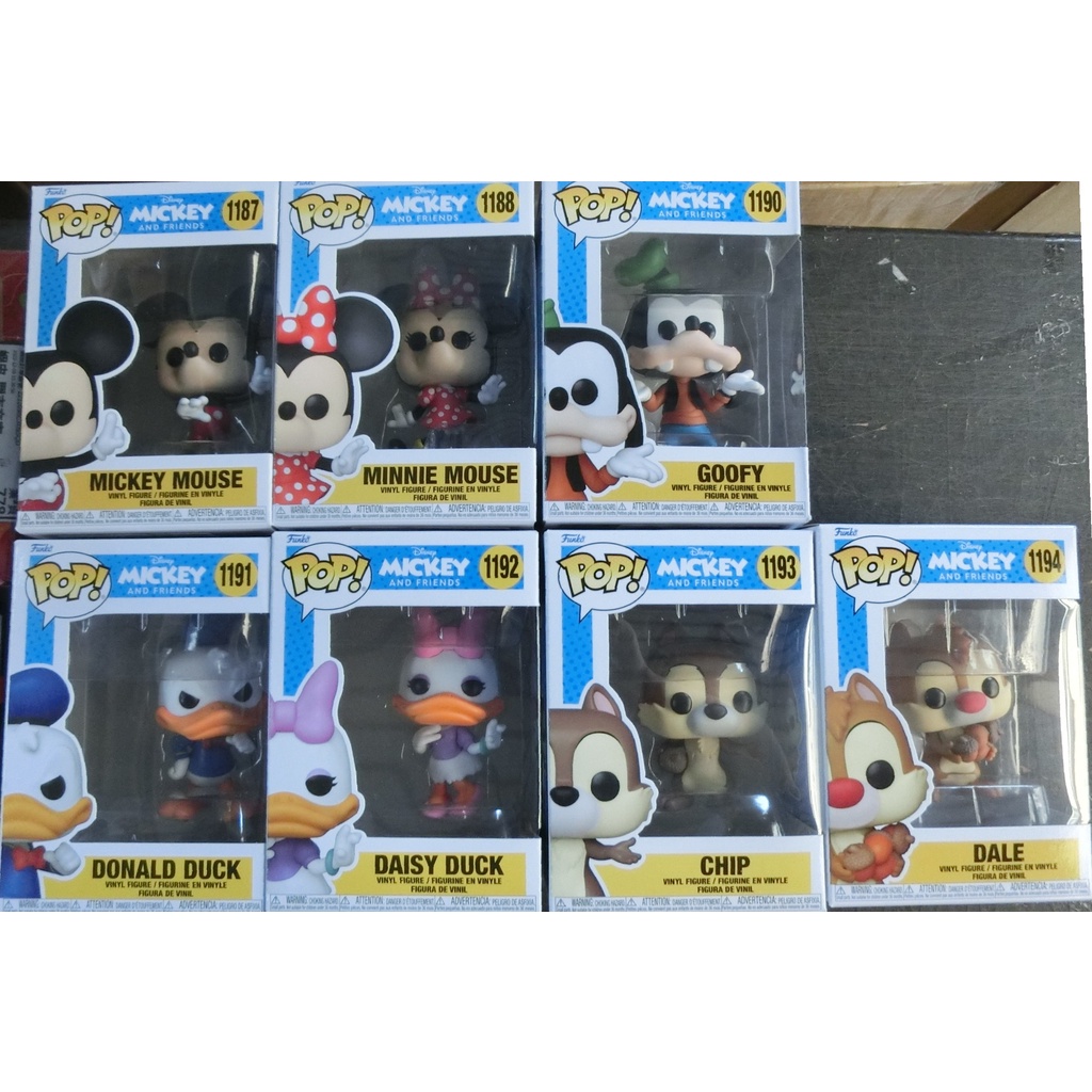 現貨 FUNKO POP 迪士尼系列 1187米奇 1188米妮 1190 1191\ 1192 1193 1194 | 蝦皮購物