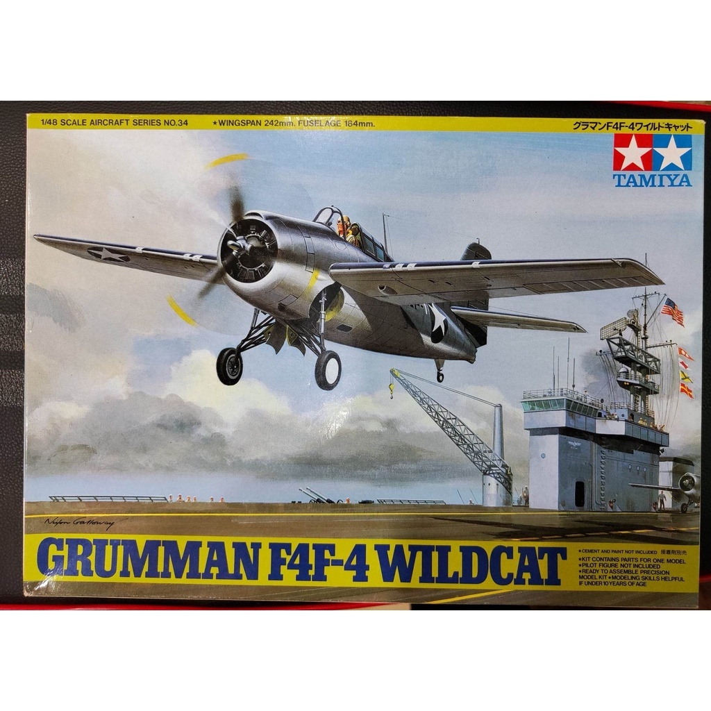 Tamiya 1/48 GRUMMAN F4F-4 WILDCAT | 蝦皮購物