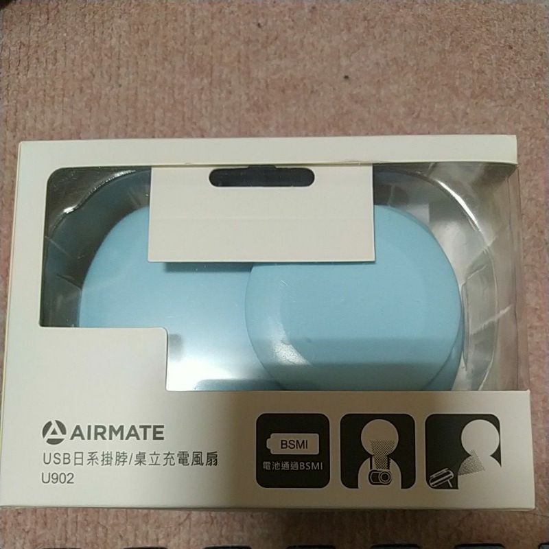 Airmate usb日系掛脖/桌立充電風扇 | 蝦皮購物