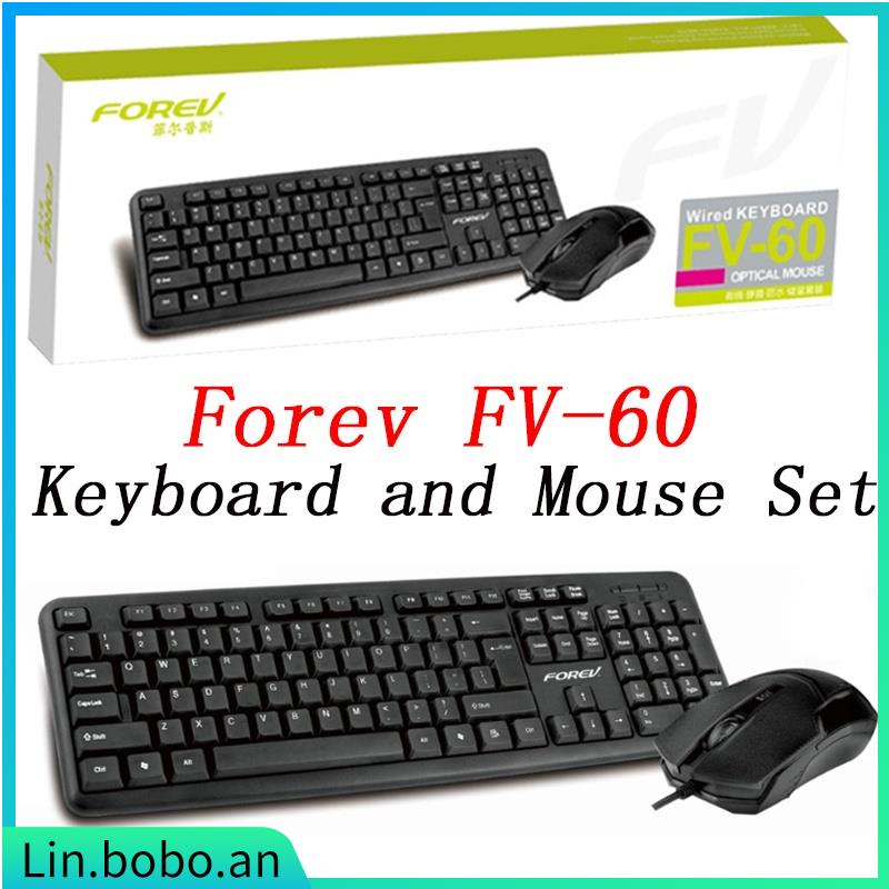 Forev Wired Keyboard Mouse Set Computer Keyboard | 蝦皮購物