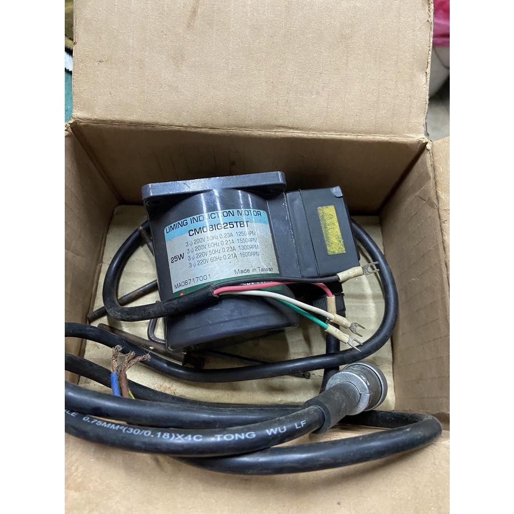 利茗機械 Liming motor 馬達 型號 CM08IG25TBT | 蝦皮購物