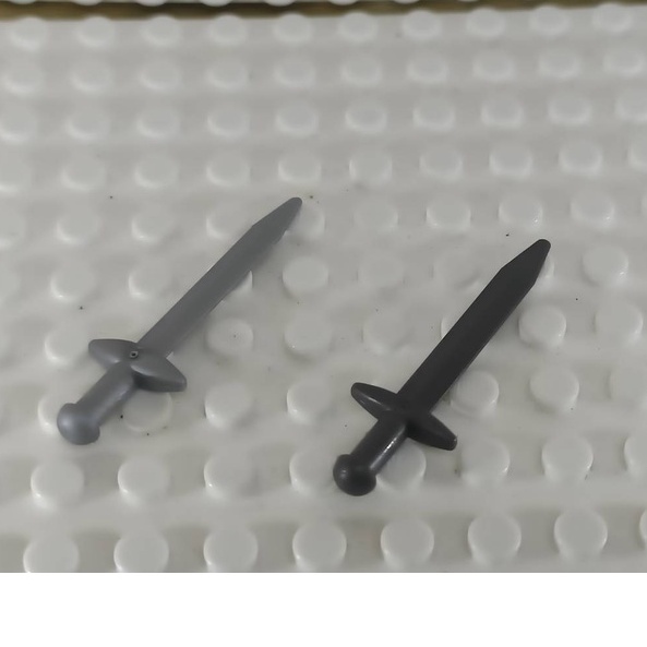 正版樂高 LEGO 6351360 18031 6078442 黑 銀 劍 長劍 武器 | 蝦皮購物