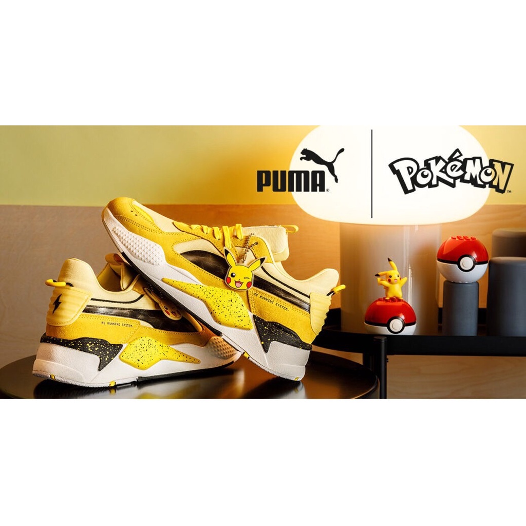 帝安諾 - 實體店面 PUMA RS-X PIKACHU 聯名款 寶可夢 皮卡丘 運動 休閒鞋 黃黑 389541-01 | 蝦皮購物