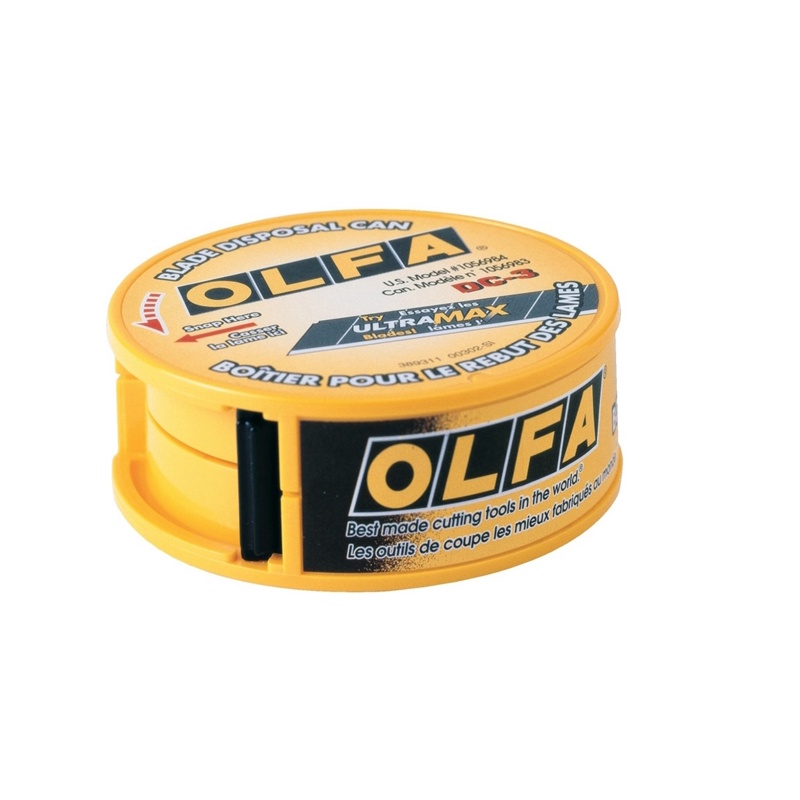 【King PLAZA】OLFA 拋棄式安全刀片收藏盒 DC-3 拋棄式 刀片處置盒 折刃器 廢棄刀片收納盒 | 蝦皮購物