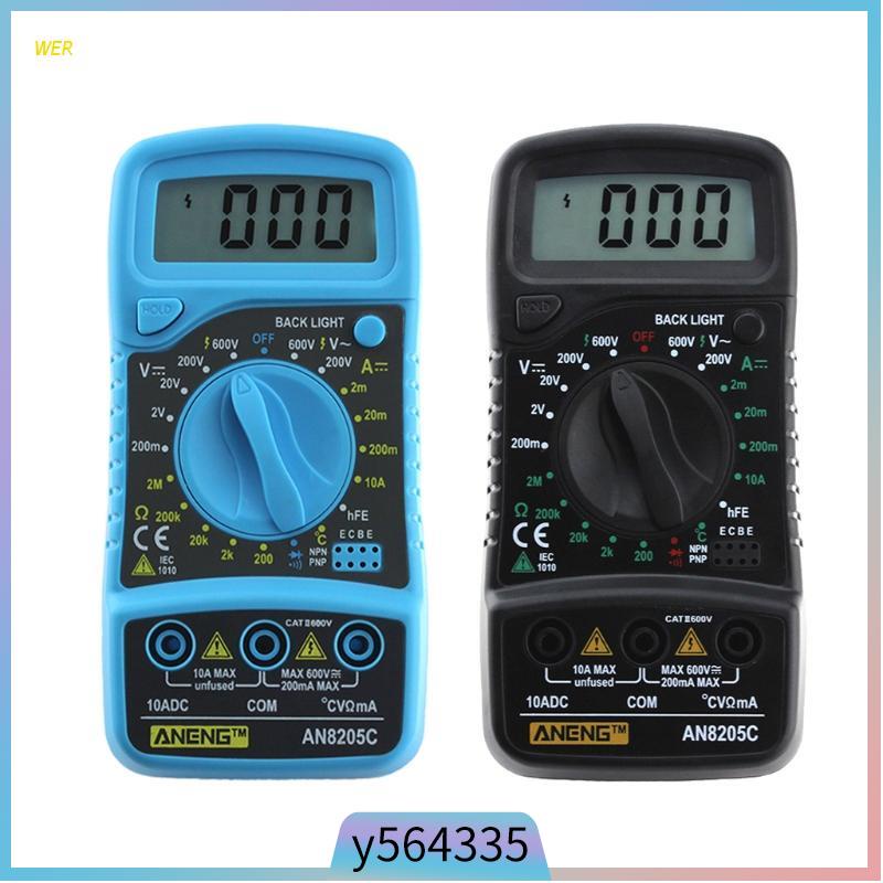 AN8205C Thermometry Digital Multimeter Voltmeter Ammeter AC | 蝦皮購物