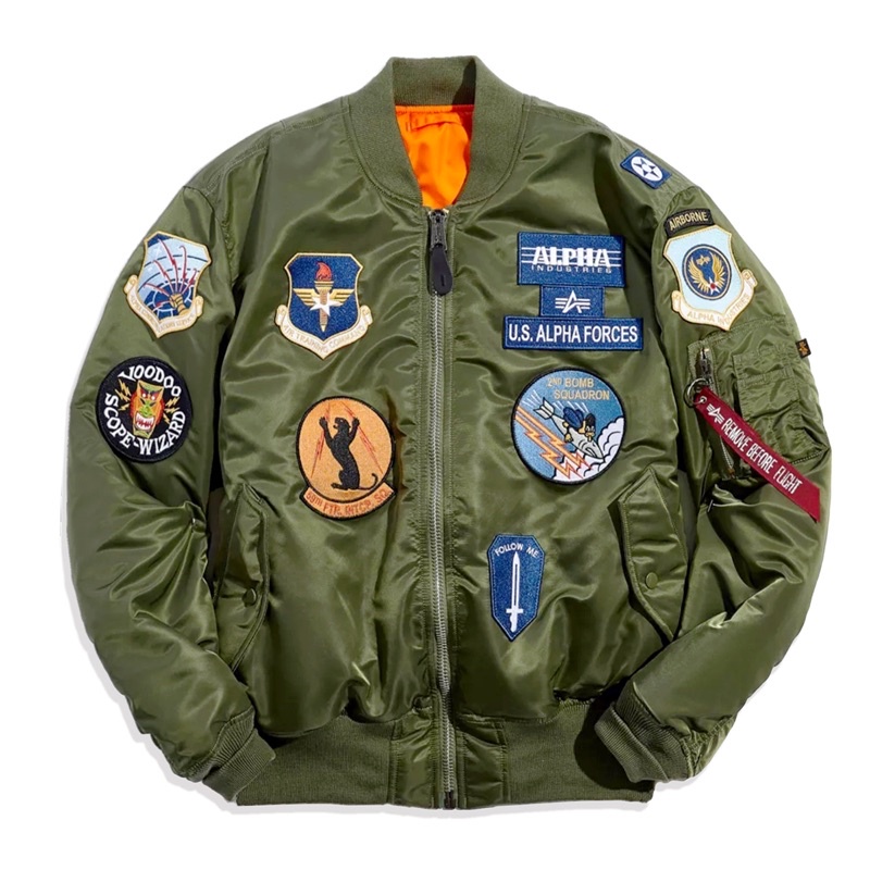 《全新現貨》聯隊轟炸機夾克 美版ALPHA MA-1 FLIGHT JACKET USA 飛行夾克外套 防風 | 蝦皮購物