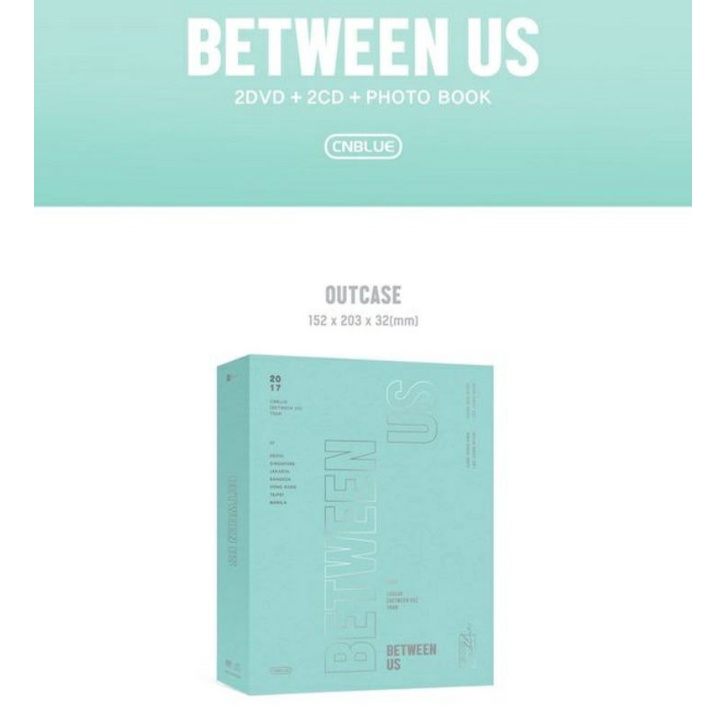 2017 CNBLUE BETWEEN US 演唱會 DVD (2DVD+2CD) | 蝦皮購物
