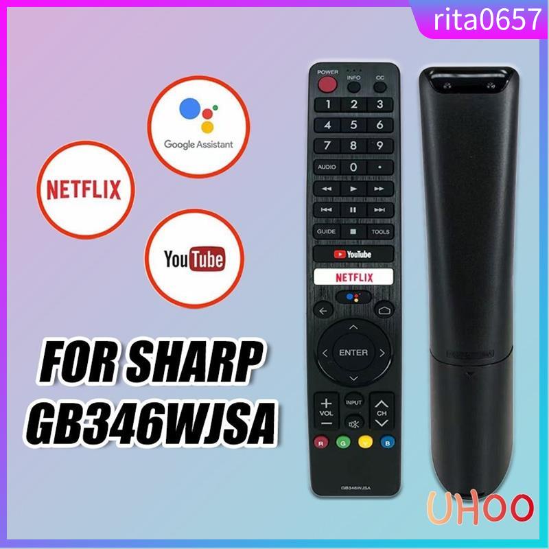SHARP Smart TV Remote Control Replacment for Android TV/Netf | 蝦皮購物