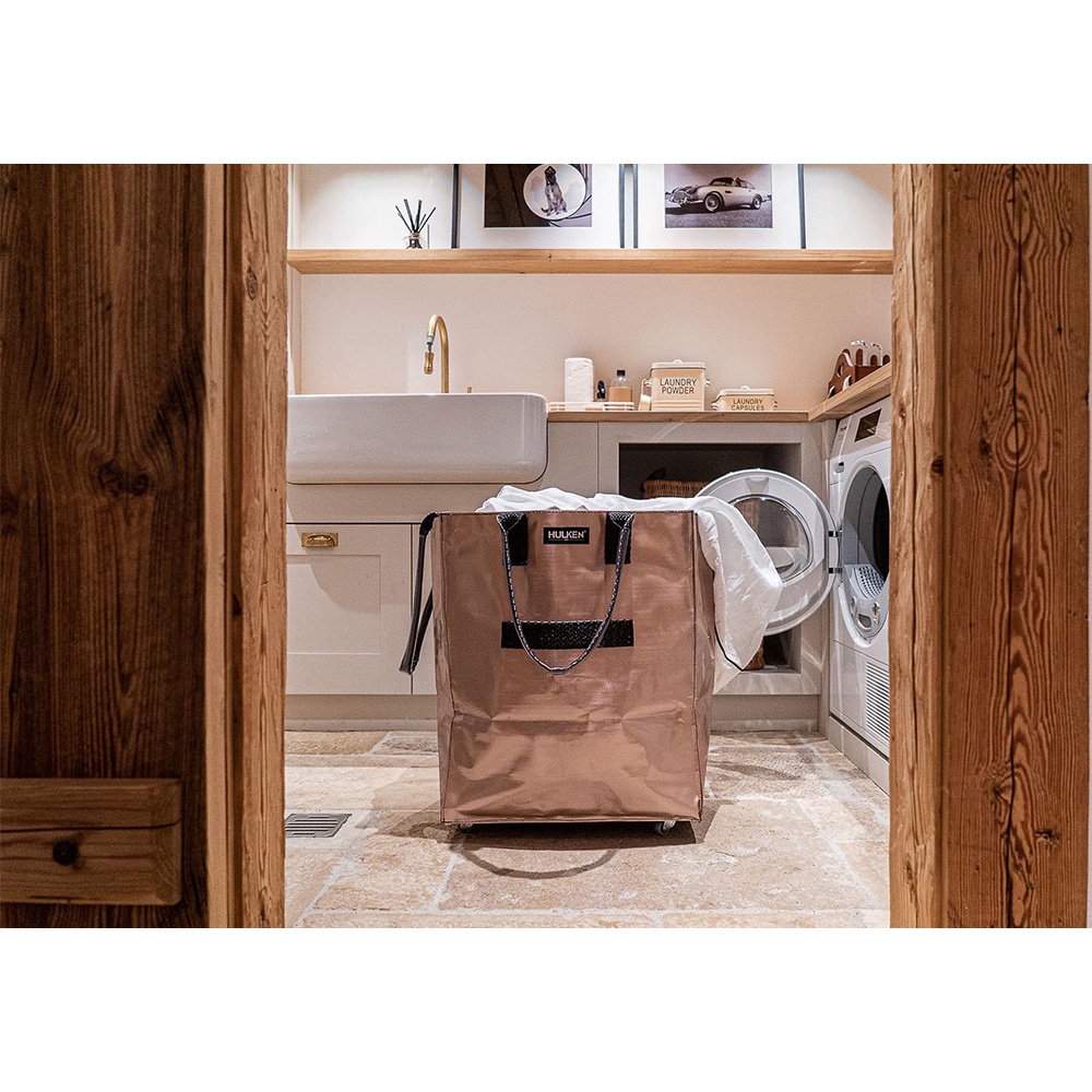 【瑞士原廠】瑞士HULKEN® 浩肯包 行李包 購物包 旅行托包 黑/銀 手提包 推車包 背包 - HATHOR