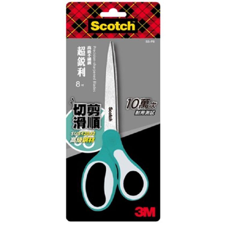 3M SS－P8超銳利不鏽鋼金屬事務剪刀（8 吋）【金石堂】 | 蝦皮購物