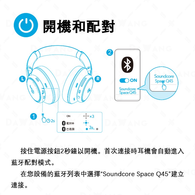 ⚡台灣現貨+免運【Soundcore Q45】Soundcore Space Q45 真無線藍牙耳機 原廠公司貨 - DW吉時3C館 - iOPEN Mall