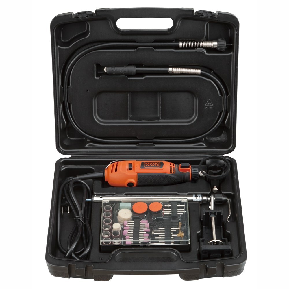 百得 Black+Decker RT18KA 160W 可調速刻磨機114件套裝 規格價格總覽