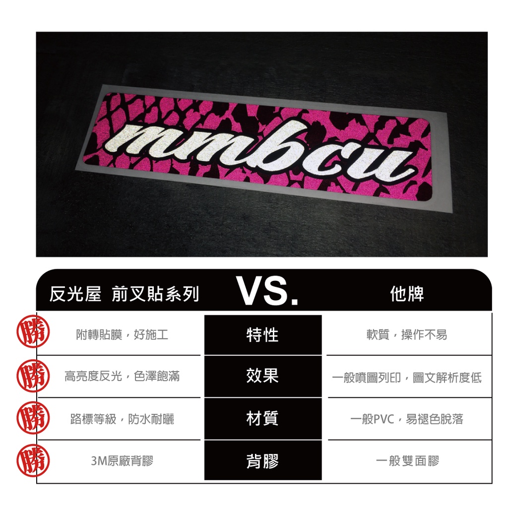 反光屋FKW MMBCU MMB 3M 反光前叉貼 前叉造型貼 蛇紋 1份包含2張 反光貼紙 車貼 避震器貼 前避震器 - 反光屋FKW 反光貼紙/夜光貼紙/防水車貼 - iOPEN Mall