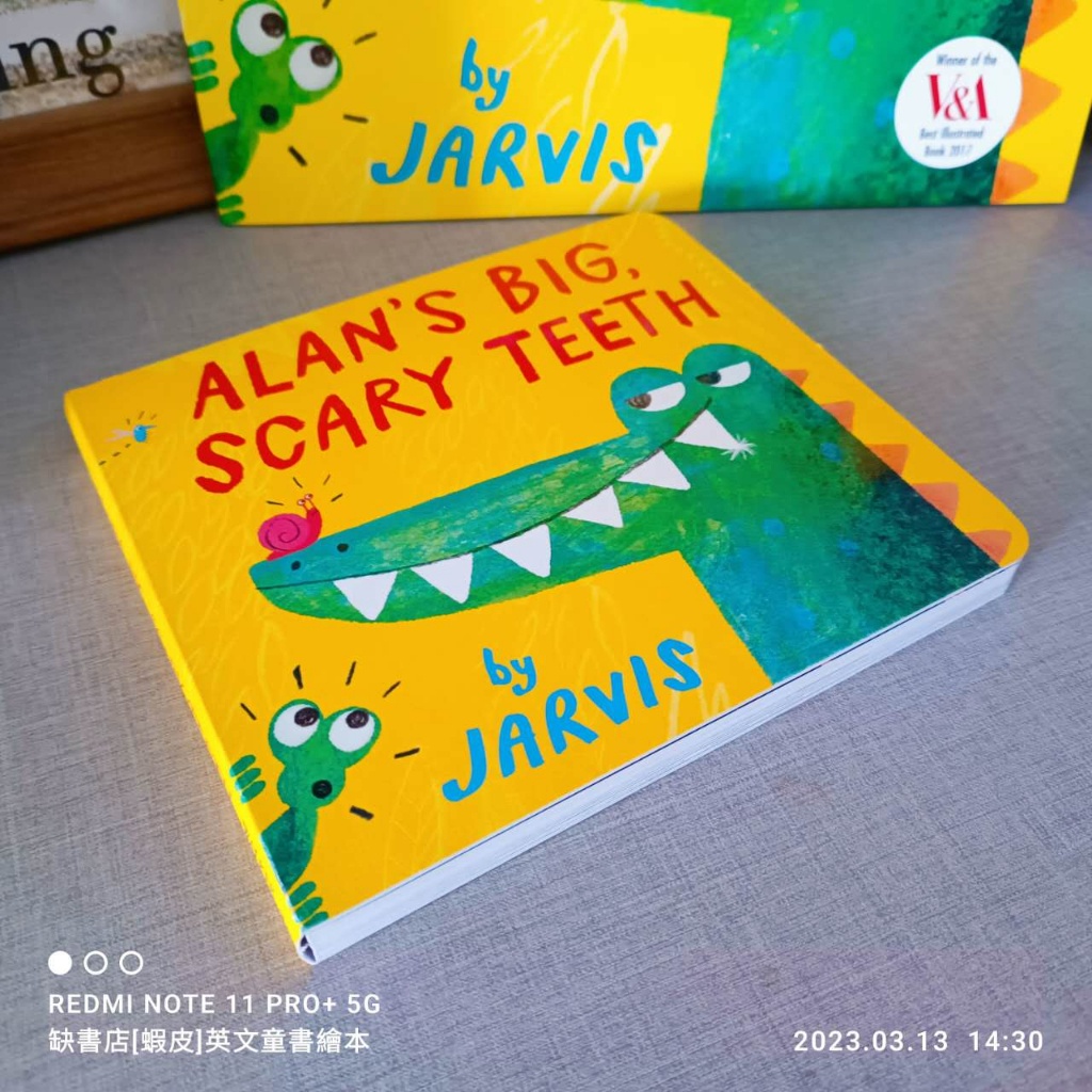 贈音檔現貨🍀經典幽默英文繪本 Alan＇s Big Scary Teeth【英國版】🍀插畫家JARVIS🍀缺書店 - 缺書店【英文童書繪本專賣 ...