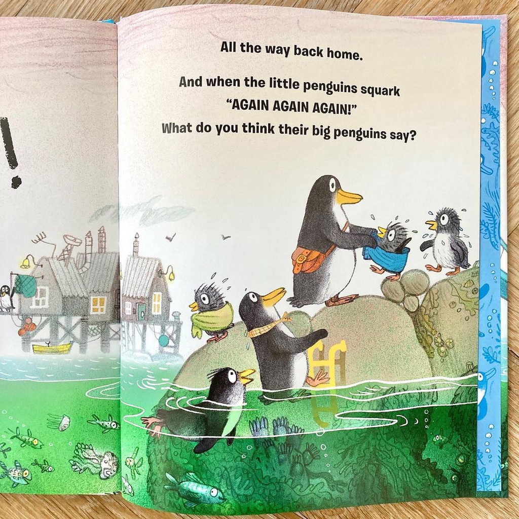 經典精裝英文繪本Super Duper Penguin Slide 【英國版】Leonie Lord🍀缺書店 - 缺書店【英文童書繪本專賣】請 ...