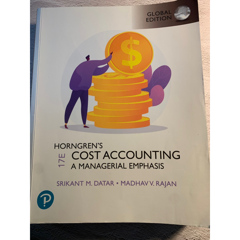Horngren’s Cost Accounting 17的價格推薦 - 2024年7月| 比價比個夠BigGo