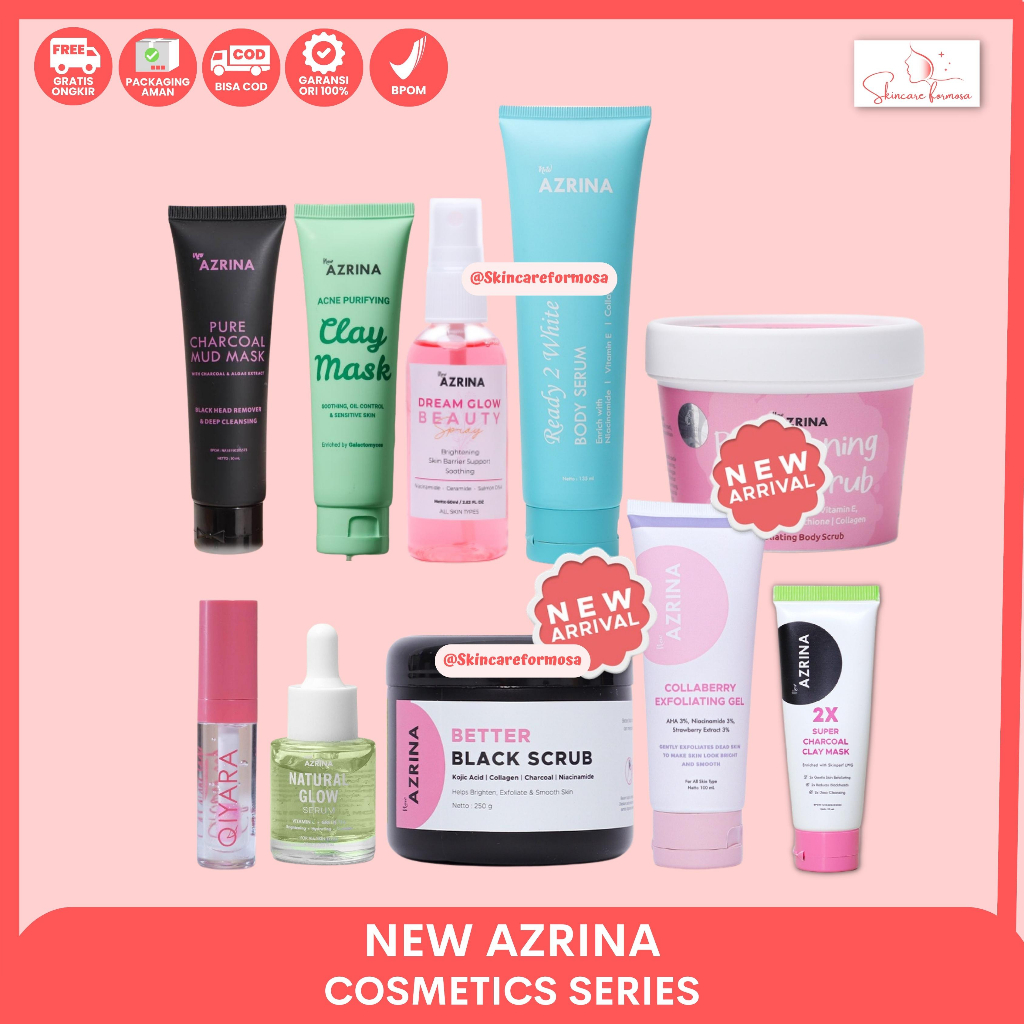 SM2071 AZRINA Cosmetic Series Terlengkap | 蝦皮購物