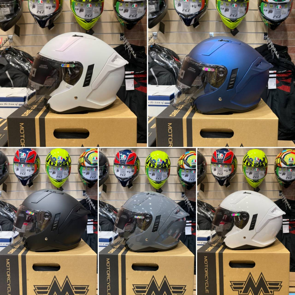 鼎泰安全帽 明峯 (KYT 台灣公司) MF320 素色 安全帽 3/4罩 內墨片 MF-320 | 蝦皮購物