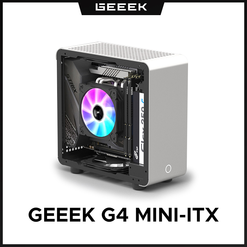 GEEEK G4 MINI-ITX 鋁機殼/支援Flex-ATX/支援1U電源/APU | 蝦皮購物