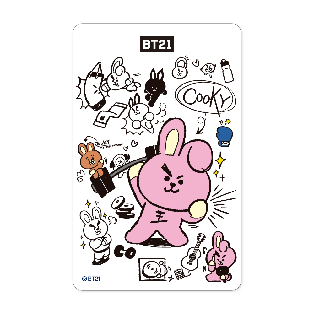 一卡通 - BT21《DOODLE-COOKY》 | 蝦皮購物