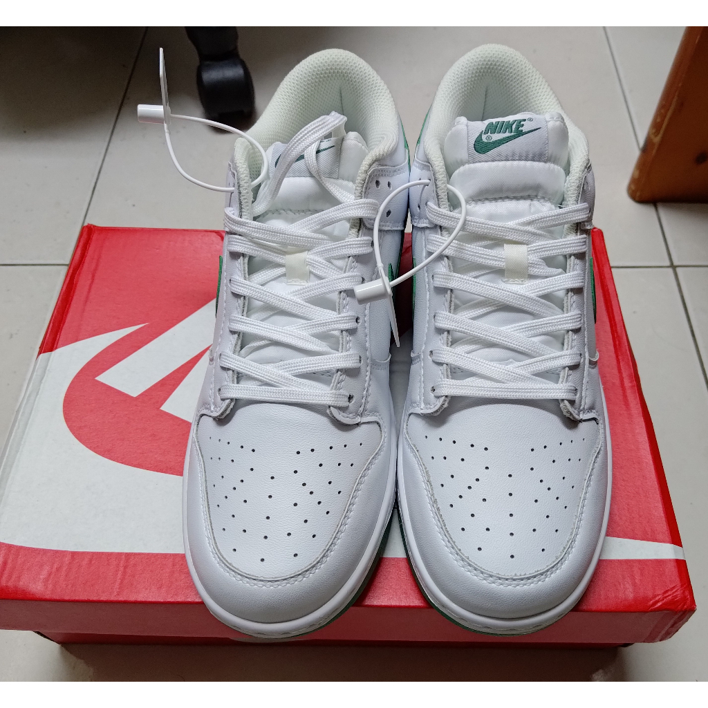 全新 US9.5 NlKE Dunk Low White Green 白綠 綠勾 DD1503-112 | 蝦皮購物