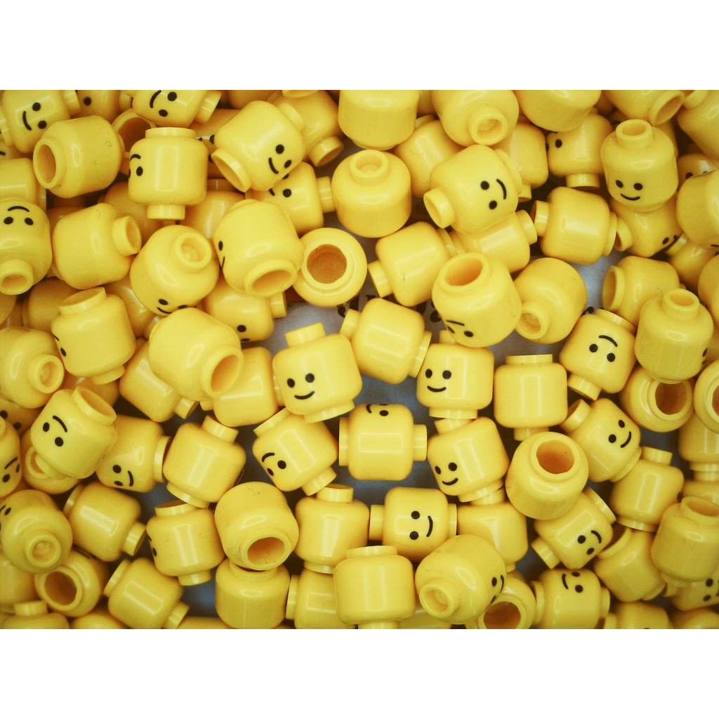 [qkqk] 全新現貨 LEGO 3626cp01 A280 微笑臉 經典表情 笑臉 樂高人偶頭系列 | 蝦皮購物