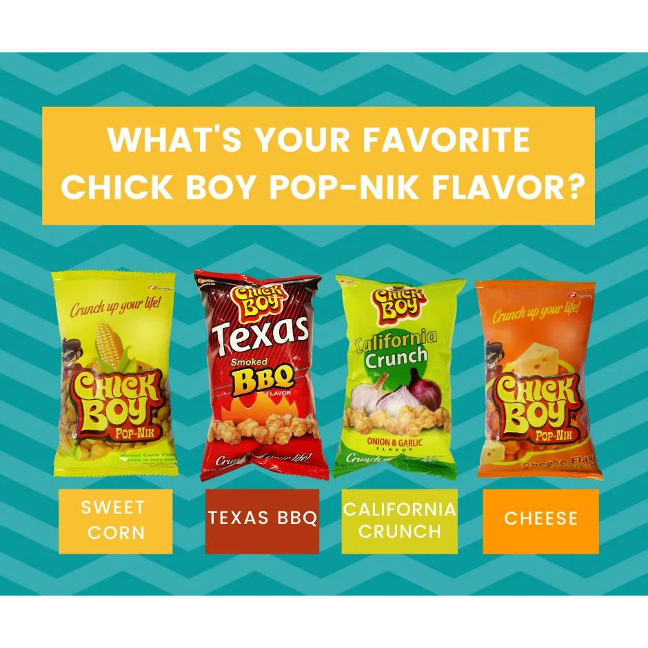 菲律賓 chick boy pop-nik cheese 炸玉米 甜玉米 餅乾 起士 玉米球 100g | 蝦皮購物