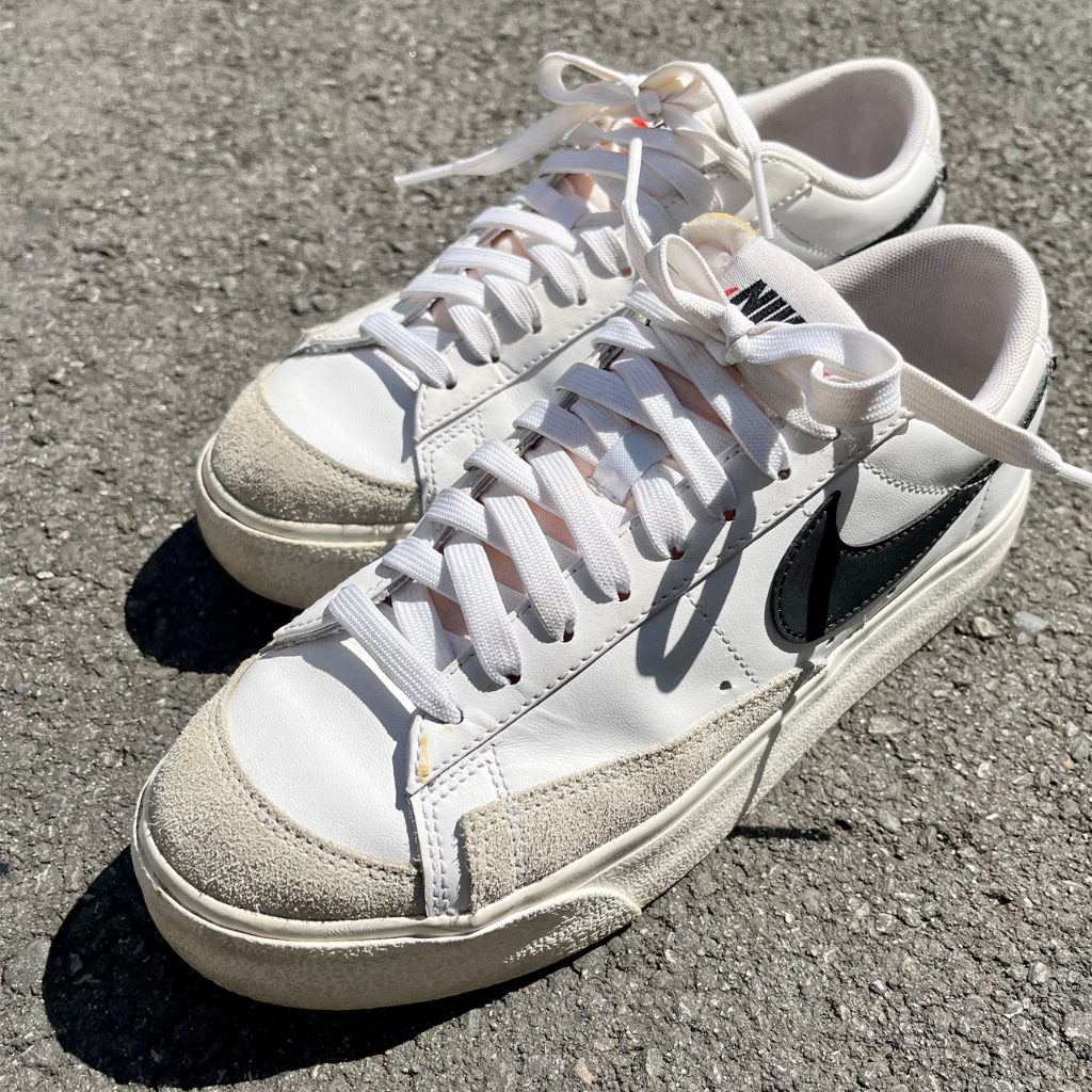 NIKE 女鞋 W BLAZER LOW PLATFORM 休閒鞋 情侶鞋 厚底 增高 麂皮 US8 DJ0292101 | 蝦皮購物