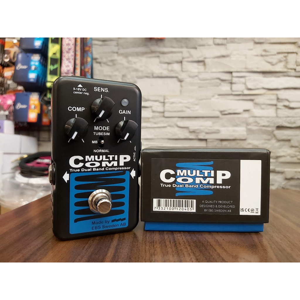 『經典神器』免運 EBS MultiComp 效果器 壓縮 Compressor Blue Label 單顆 Slap | 蝦皮購物