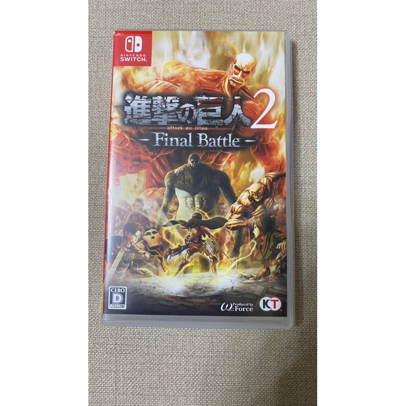 Ns Nintendo Switch 進擊的巨人2中文版 蝦皮購物