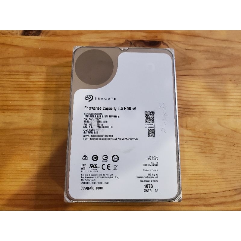 希捷 SEAGATE 10T 10TB 企業碟 3.5 吋 SATA HDD 氦氣 硬碟 NAS CMR PMR | 蝦皮購物