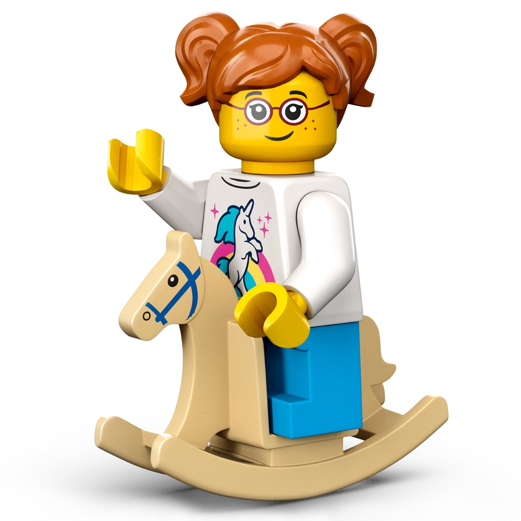 [qkqk] 全新現貨 LEGO 71037 11號 搖搖馬女孩 樂高抽抽樂系列 | 蝦皮購物
